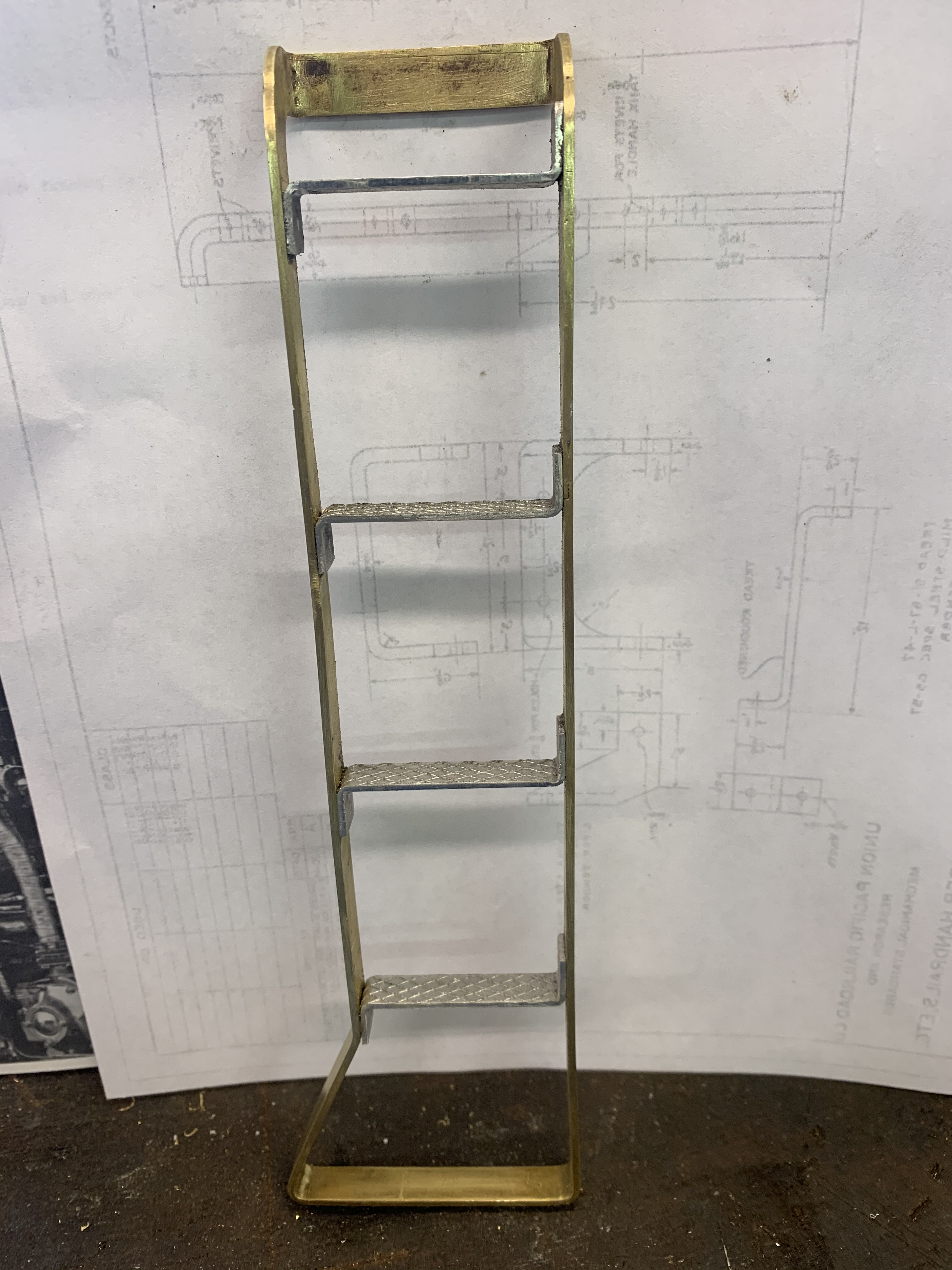 Steps for Big Boy Tender | Northolt Model Railway Club
